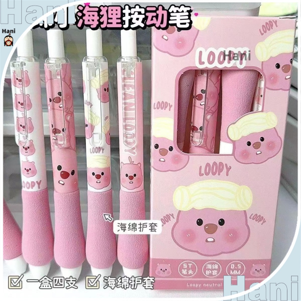 Hoạt Hình Dễ Thương Ruby LOOPY Beaver Fat Ding Pen ins Cô Gái Giá Trị ...