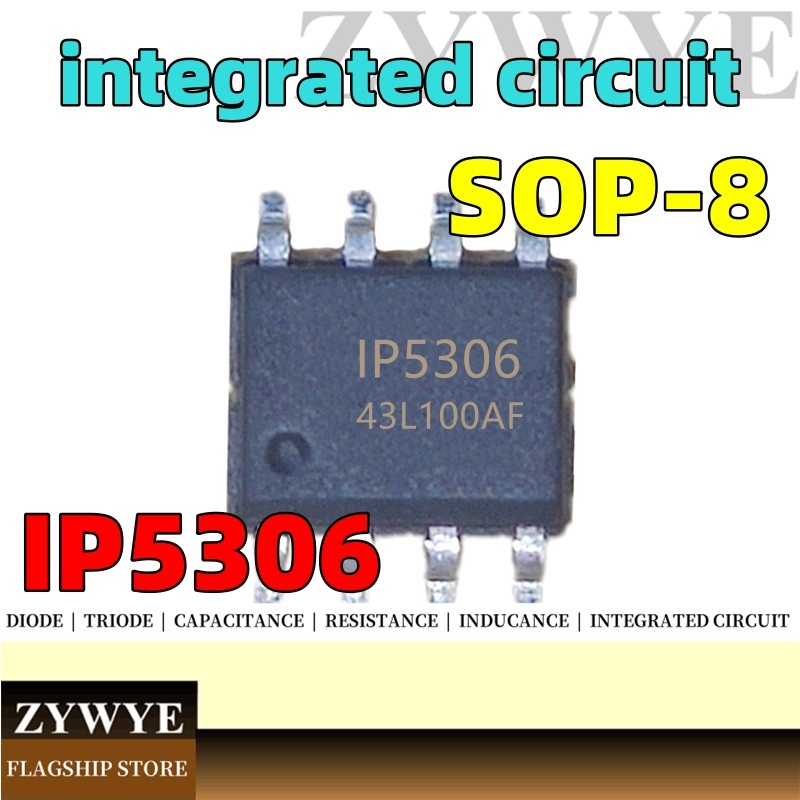 Thương Hiệu Mới Chính Hãng IP5306 2.1A Sạc 2.4A Xả Ngân Hàng Điện SOC Chip Patch SOP-8 | Shopee ...