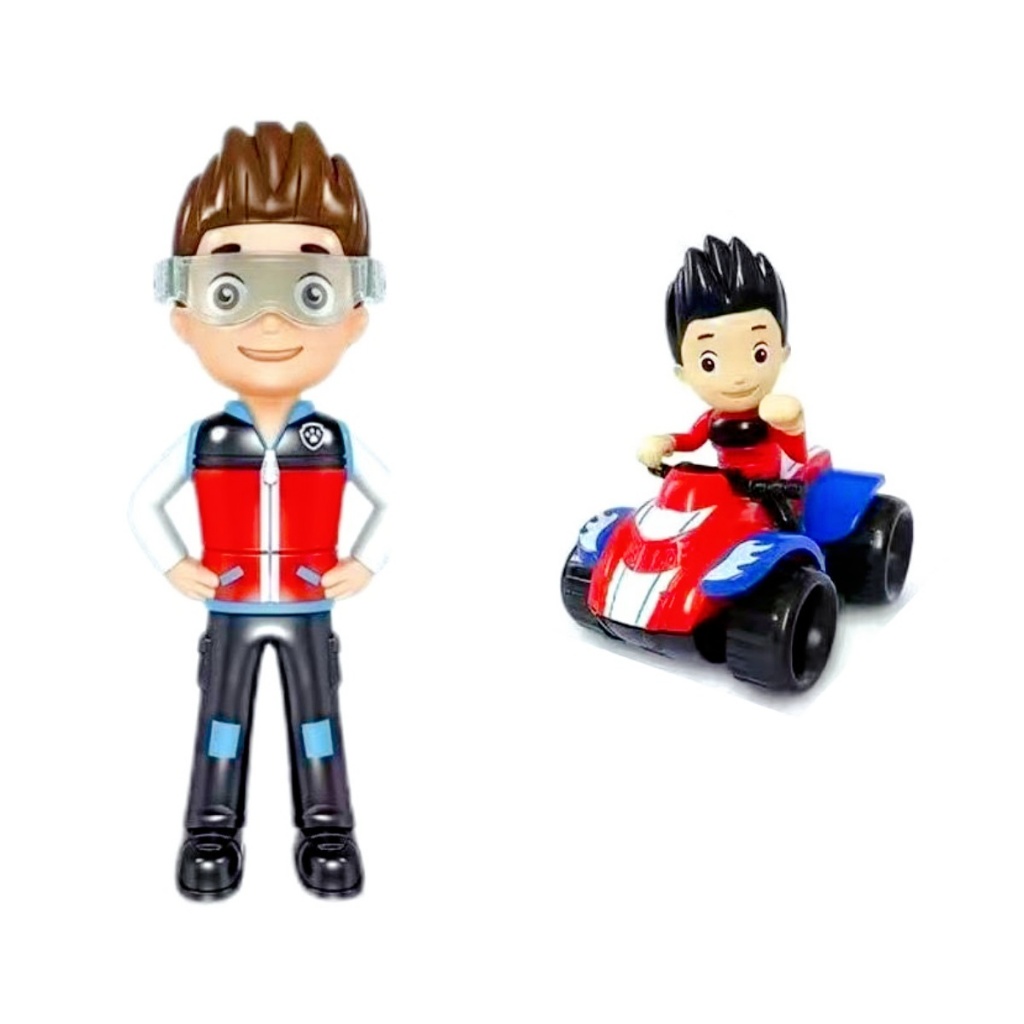 Đồ chơi PAW Patrol Ryder Kéo lại xe Đồ chơi trẻ em Mô hình Captain Ryder | Shopee Việt Nam