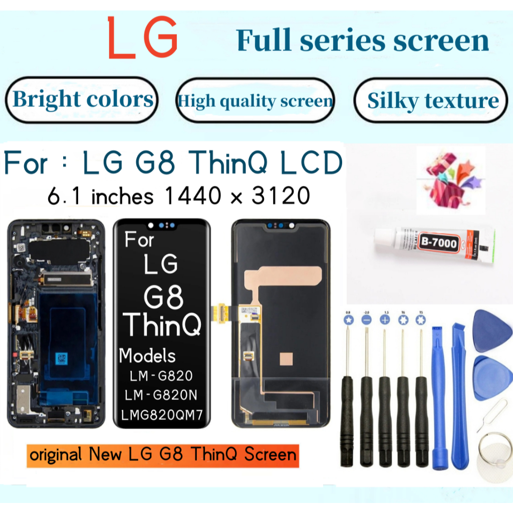 Màn hình cảm ứng LCD LG G8 hoàn toàn mới chính hãng cho màn hình G8 ThinQ LM-G820 LMG820QM7 ...