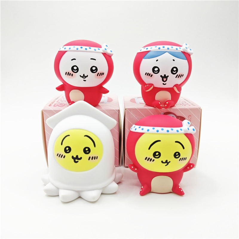 4 Cái / bộ 5-6cm Chiikawa Anime Hình Cosplay Bạch Tuộc Thịt Nướng Trang ...