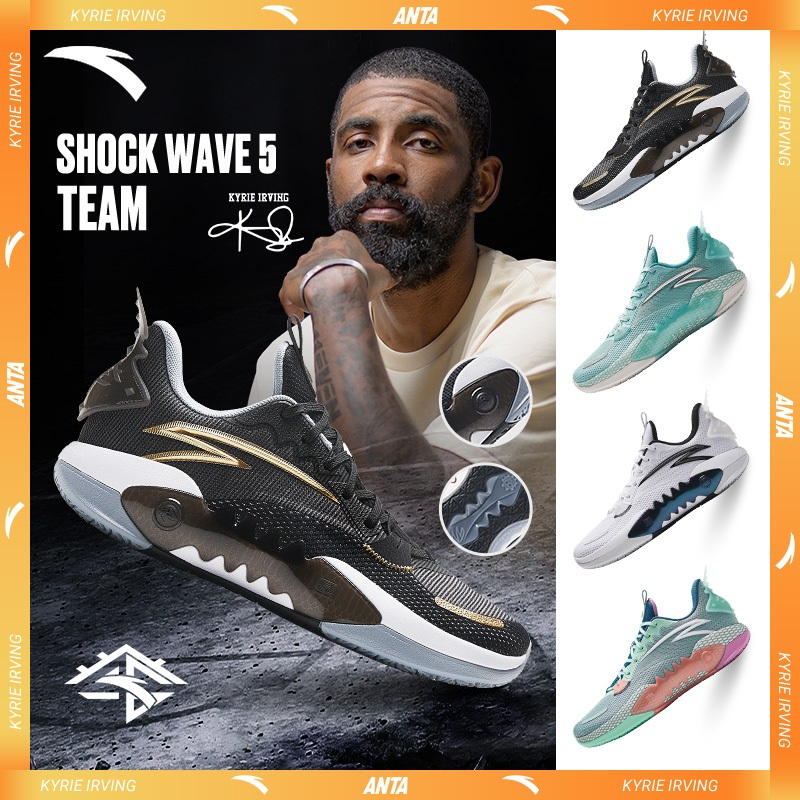 Anta SHOCK WAVE TEAM Kyrie Irving Giày bóng rổ Công nghệ đệm chuyên ...