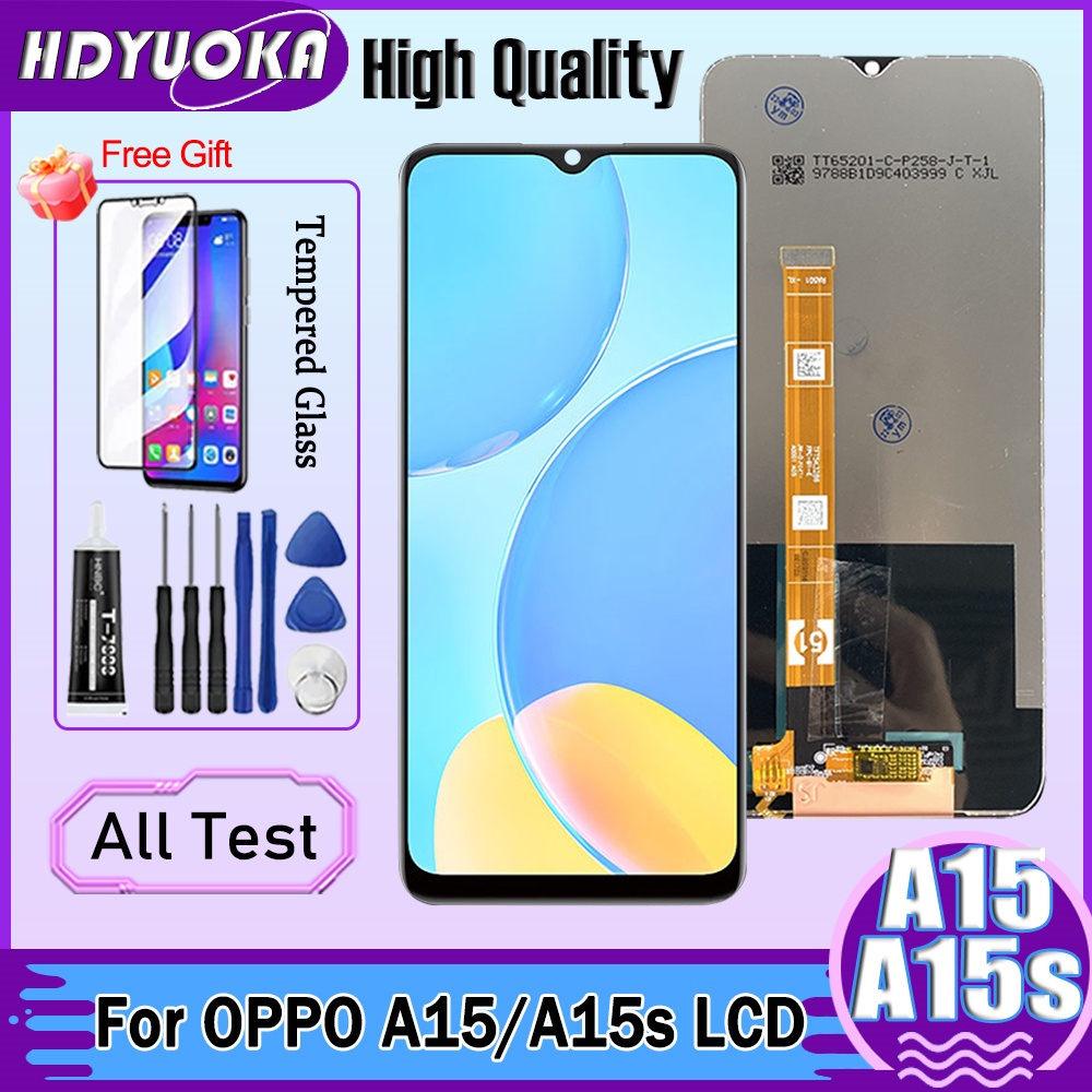 6,52 inch Tương thích với Dành cho OPPO A15 CPH2185 Màn hình LCD Bộ số ...