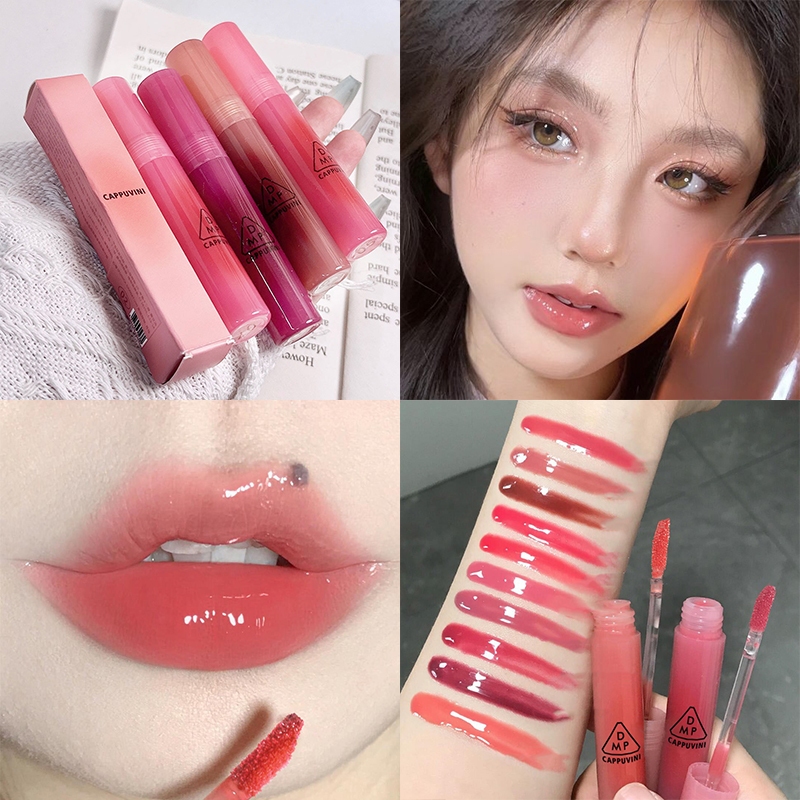 Cappuvini son môi bóng nước Son môi tráng gương trong suốt | Shopee ...