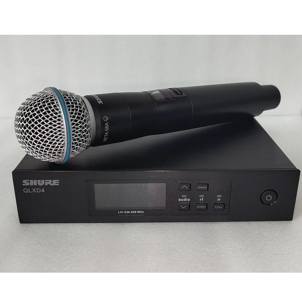 Shure QLXD4 Micro không dây hệ thống UHF chuyên nghiệp chất lượng cao BETA 58A Mic cầm tay, cho ...