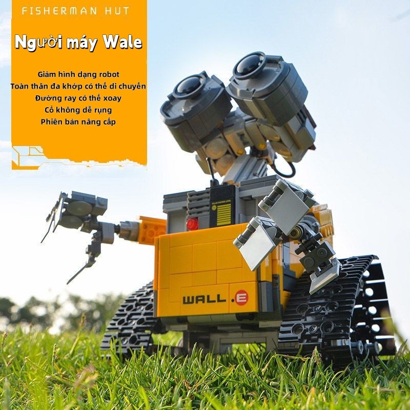 Đồ chơi khối xây dựng robot Wally Star Wars trẻ em lắp ráp giáo dục ...