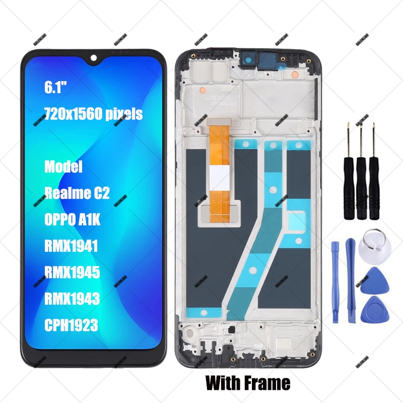 Dành cho Realme C2 RMX1941 Màn hình LCD Bộ số hóa màn hình cảm ứng ...