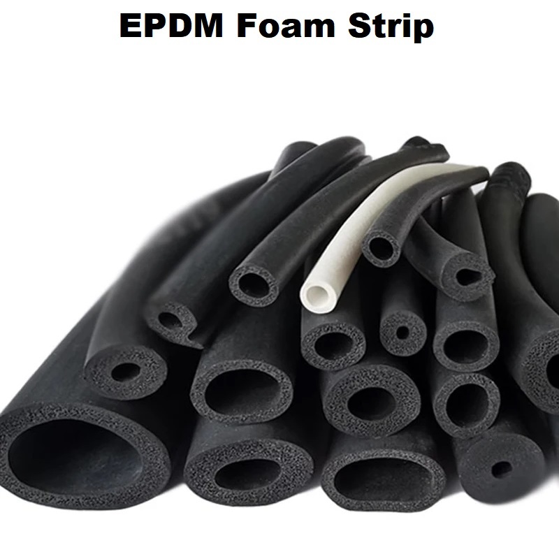 Hollow O Type EPDM Foam Tube EPDM Foaming Strip Inserted EPDM Rubber ...