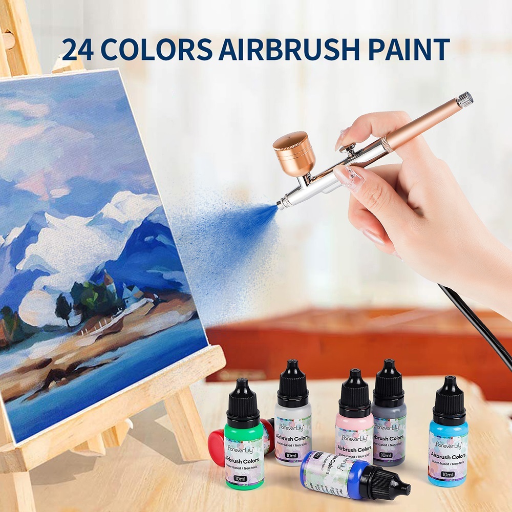 Sơn Airbrush chuyên nghiệp Airbrush paint 10ml Màu cơ bản Sẵn sàng ...