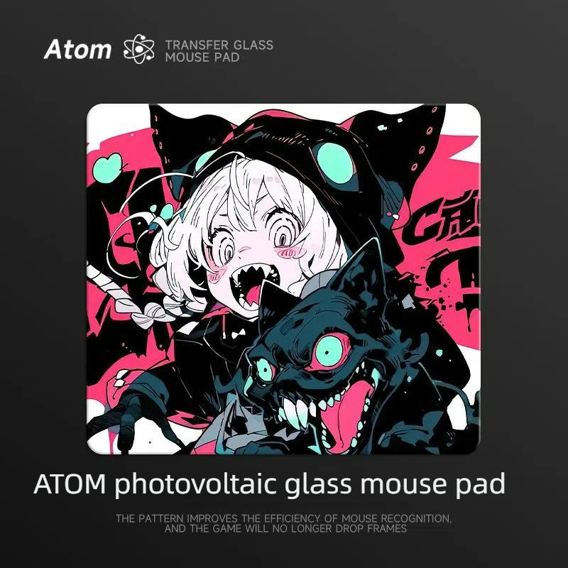 Tấm lót chuột thủy tinh Atom Photovolta Nâng cấp Miếng lót chuột bằng ...