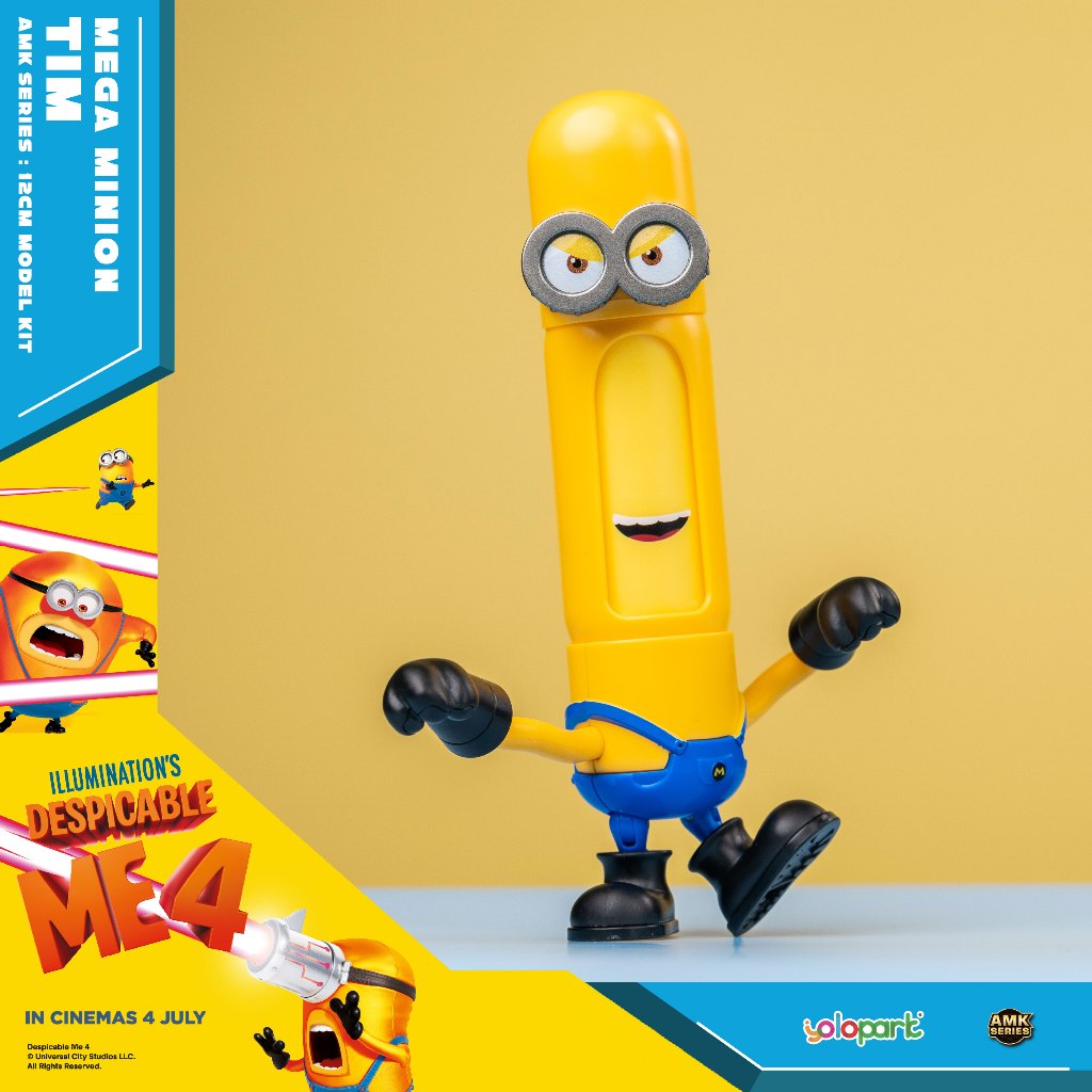 Yolopark AMK Series Despicable Me 4 Minions Bộ dụng cụ mô hình Mega ...