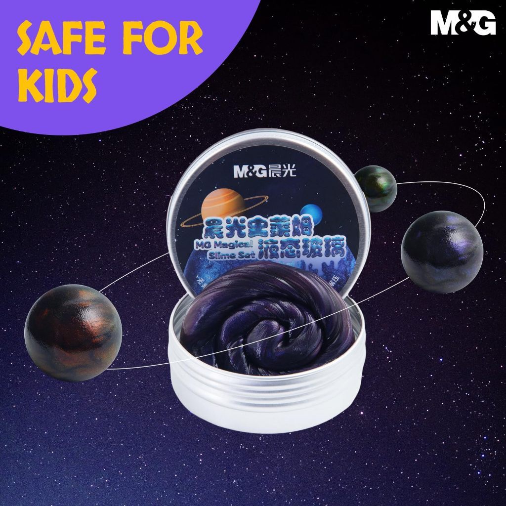 M&G Bộ Slime Galaxy dành cho trẻ em, Bộ 3 món Slime mềm và không dính ...
