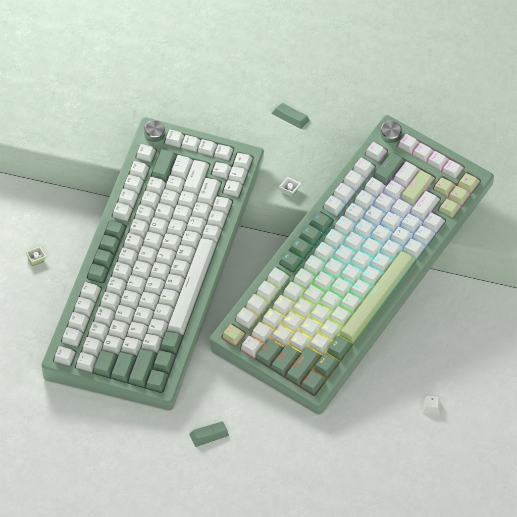 140 Phím Sữa Xanh Anh Đào Hồ Sơ Keycaps Bao Tỏa Sáng Qua Gradient ...