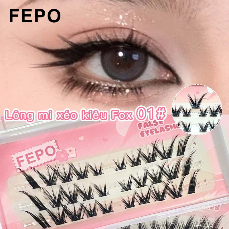 FEPO Lông Mi Giả Loạt Cáo Tự Nhiên Chuyên Nghiệp Tái Sử Dụng 3 Hàng ...