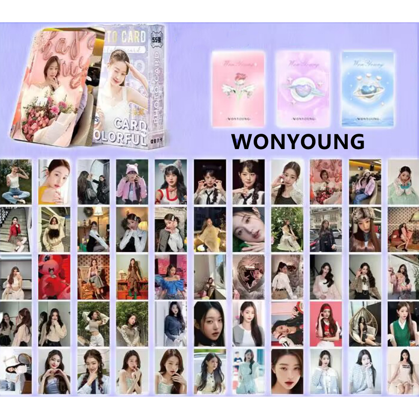 Hộp 50 Tấm Bưu Thiếp Sưu Tầm Hình Ảnh Diễn Viên jang won young laser holographic | Shopee Việt Nam