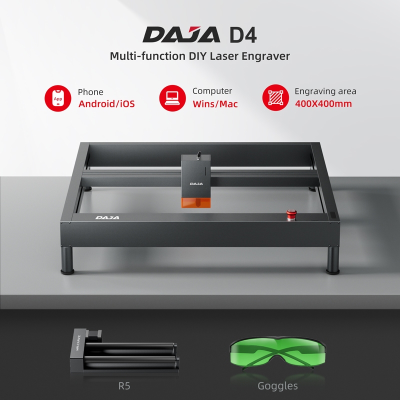 Daja d4 10w laser Điêu Khắc Khu Vực Lớn Khắc laser Mới Nâng Cấp Máy Cắt ...
