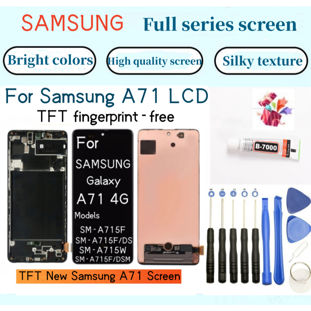 Màn hình LCD Samsung Galax A71 4G hoàn toàn mới cho lắp ráp màn hình A71 SM-A715F | Shopee Việt Nam