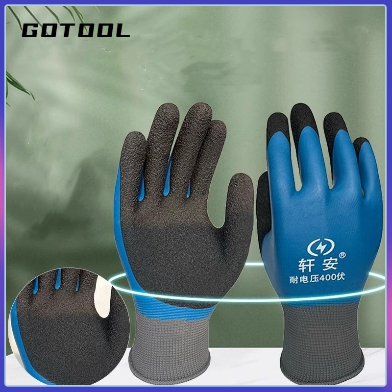 [Gotool] Găng tay cách nhiệt hai mặt dành cho thợ điện với 380V đặc biệt điện áp thấp siêu mỏng ...