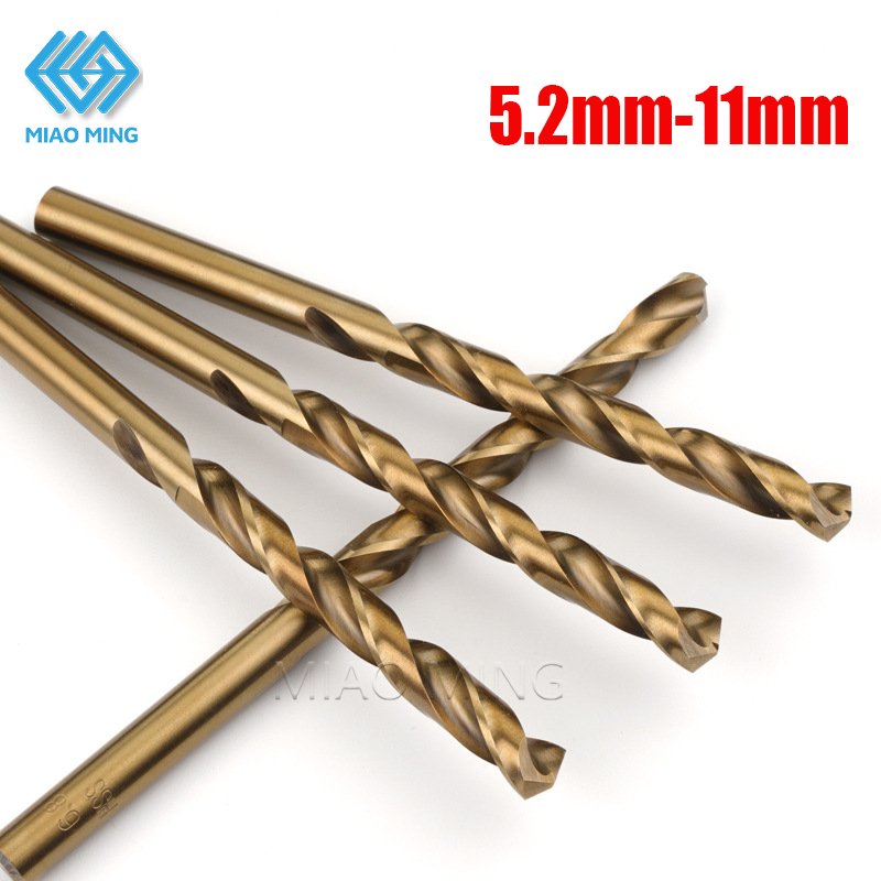 5.2mm-11mm HSS M35 Cobalt Twist mũi khoan mini trang sức gỗ tay Jobber Máy khoan thép không gỉ ...