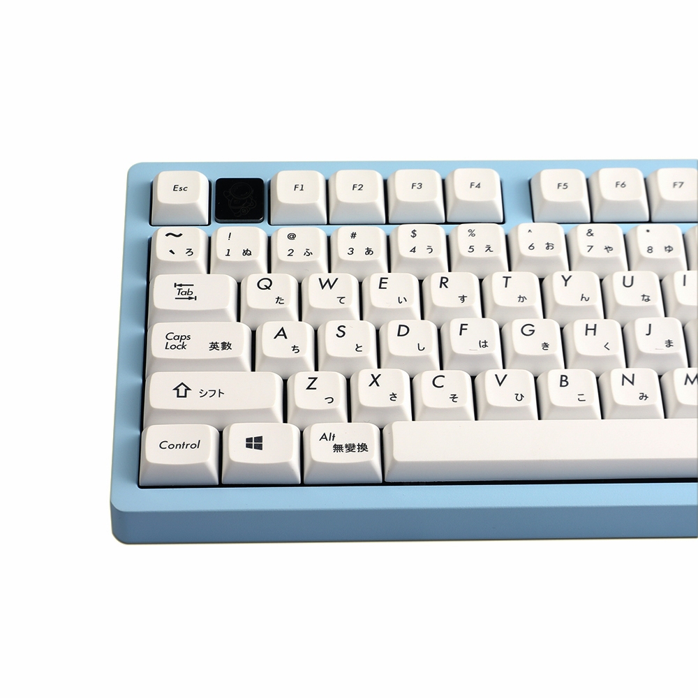 133 Phím Keycaps Nhật Bản Đen Trắng XDA Profile keycap PBT Dye Thăng ...