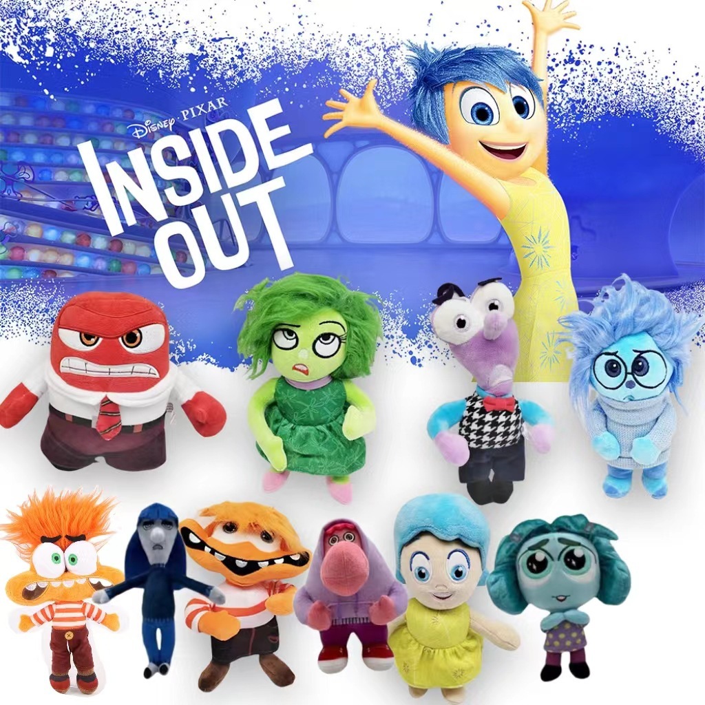 Inside Out 2 đồ chơi sang trọng Xấu hổ Lo âu Niềm buồn Giận dữ Sợ hãi ...