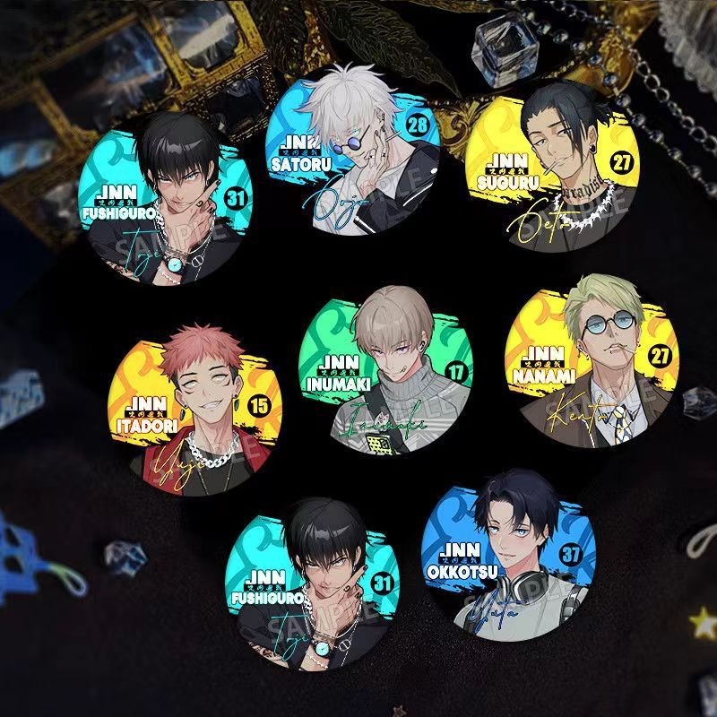 Jujutsu kaisen Gojo Satoru Itadori Yuji Fushiguro Anime Huy Hiệu Nút ...