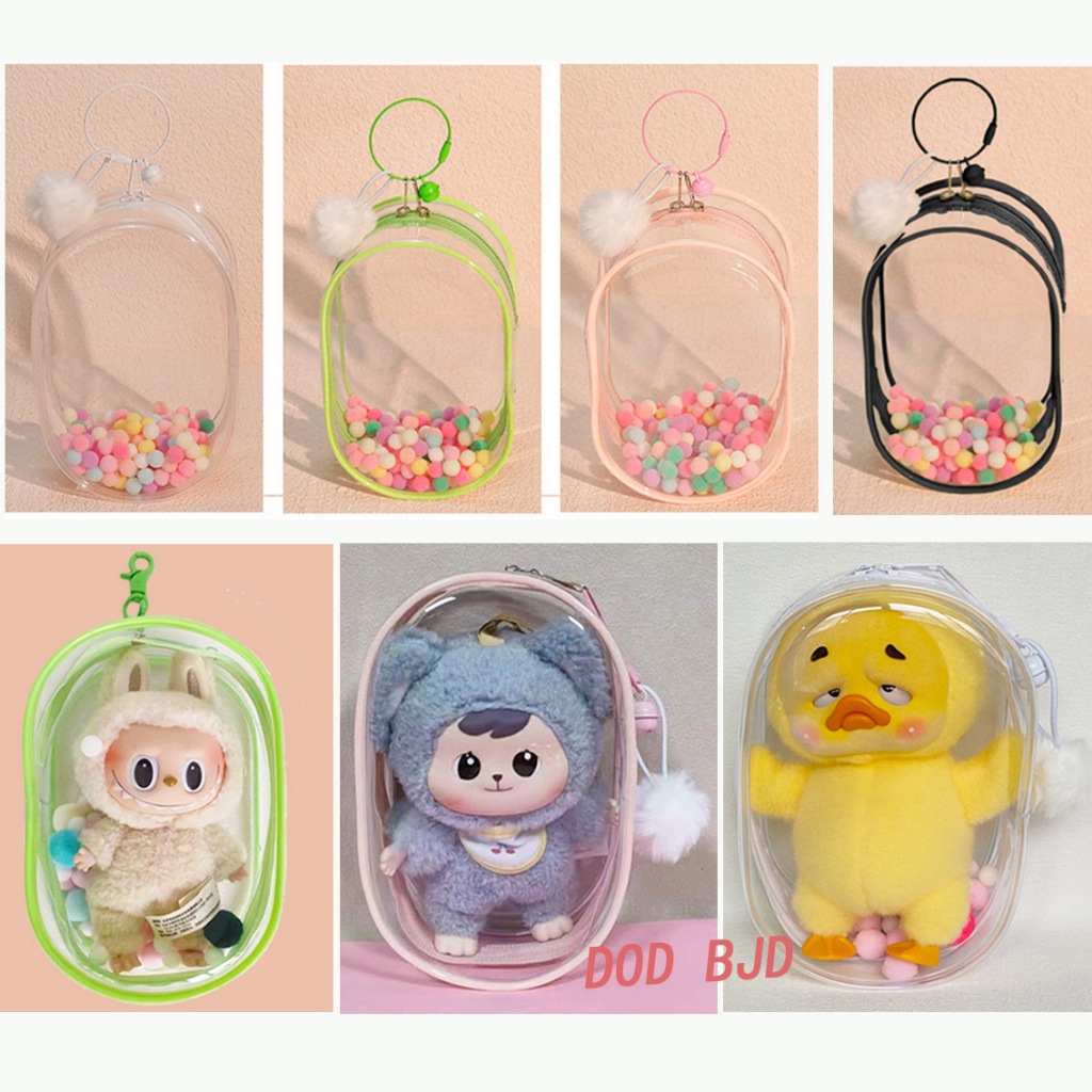 Túi Labubububu Bao-ao UpsetDuck Túi ngoài trời trong suốt cho 17cm ...