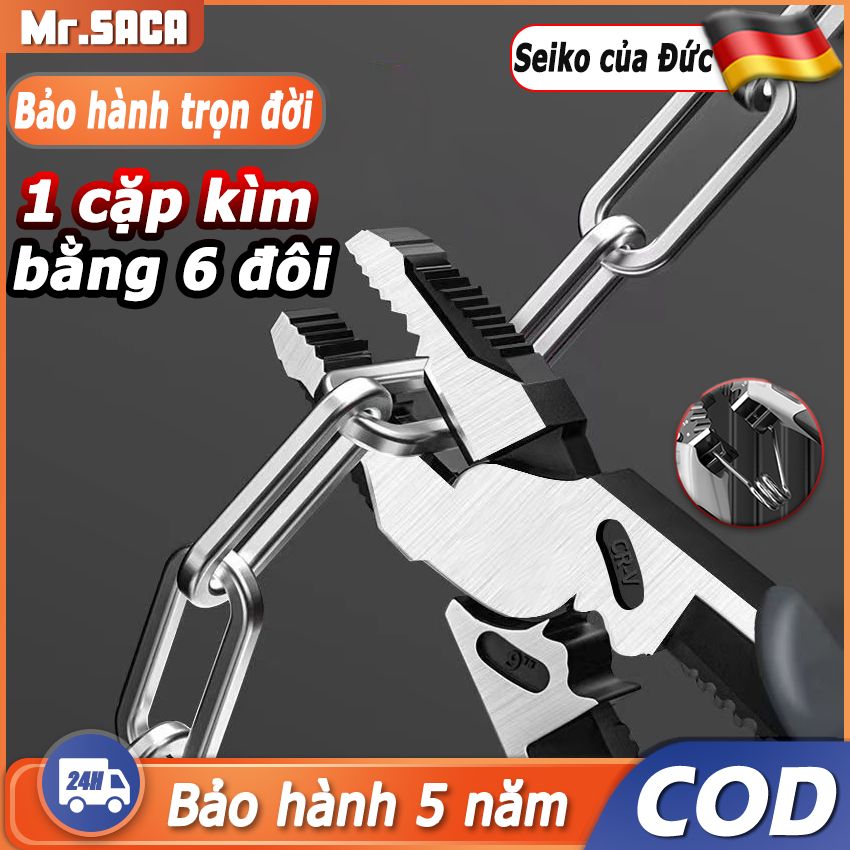 Mr.saca Kìm cắt dây đa năng siêu mạnh cắt xuyên qua tất cả các loại ...