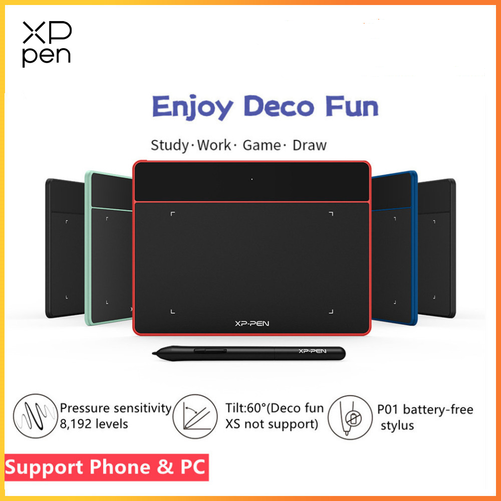XPPen Deco Fun XS / S / L Đồ họa nhộn Máy tính bảng vẽ kỹ thuật số Máy ...