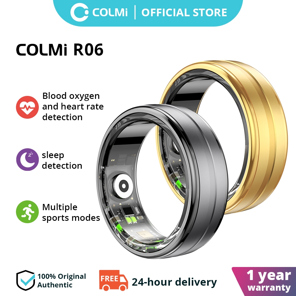 Vòng thông minh COLLI R06 Theo dõi sức khỏe Giám sát thể thao IP68 & 5ATM Chống nước và đeo được ...