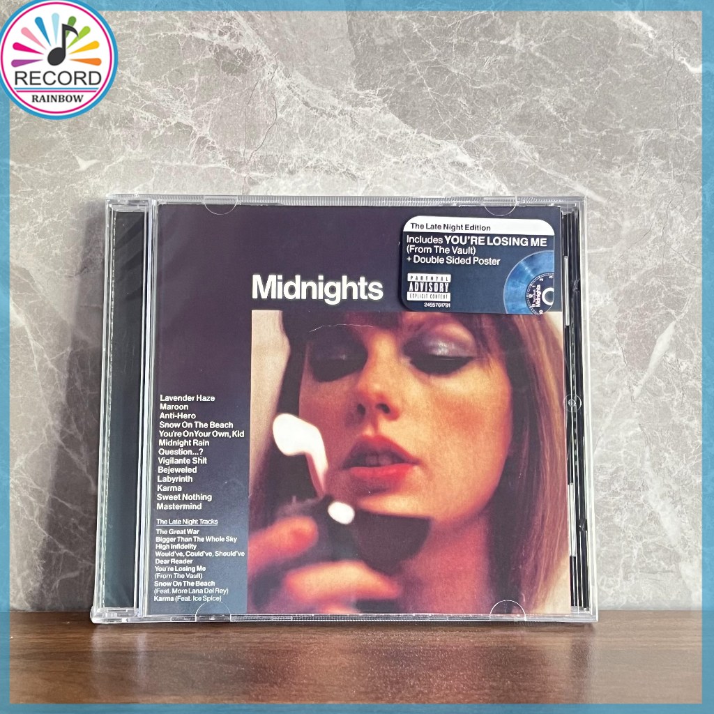 Original Taylor Swift Midnights The Late Night Edition CD Album [Sealed ...
