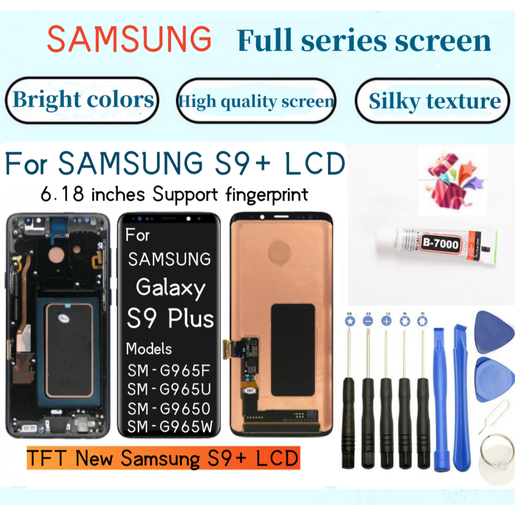 Màn hình LCD TFT FOr Samsung Galaxy S9 Plus Màn hình LCD س S9 + SM ...