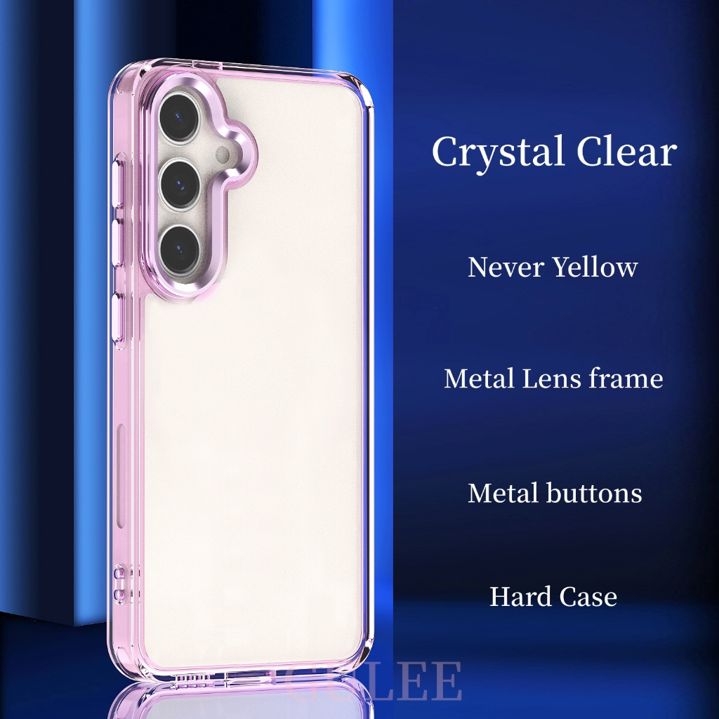 Không Bao Giờ Màu Vàng Pha Lê Trong Suốt Cho Samsung A56 A36 A26 A16 A06 A55 A35 A25 A15 A54 A34 ...