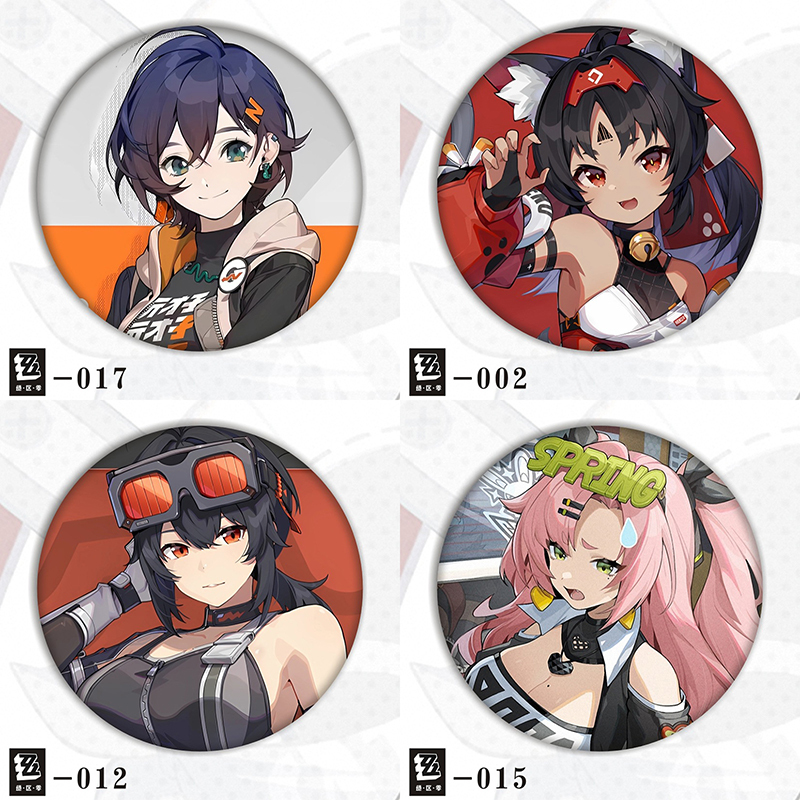 Trò chơi Zenless Zone Zero huy hiệu ZZZ Grace Anby Nicole Trâm cài kim ...