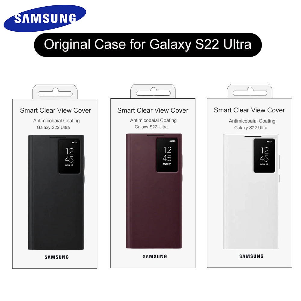 Ốp điện thoại lật gương thông minh Samsung Galaxy S22 Ultra Original ...
