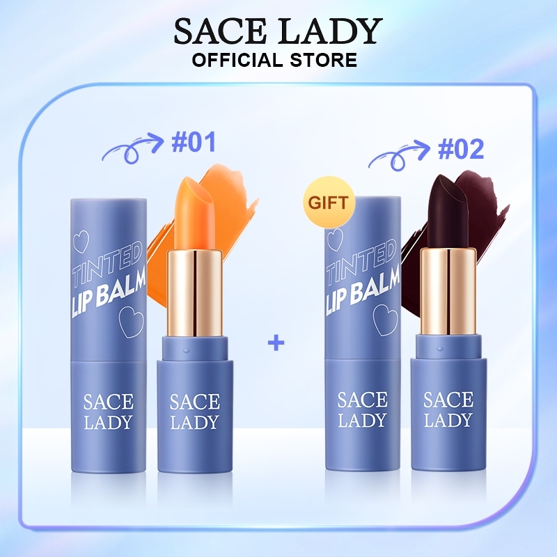 Son Môi SACE LADY Dưỡng ẩm Thay đổi Nhiệt độ Son Môi Siêu Dính 3.5g ...