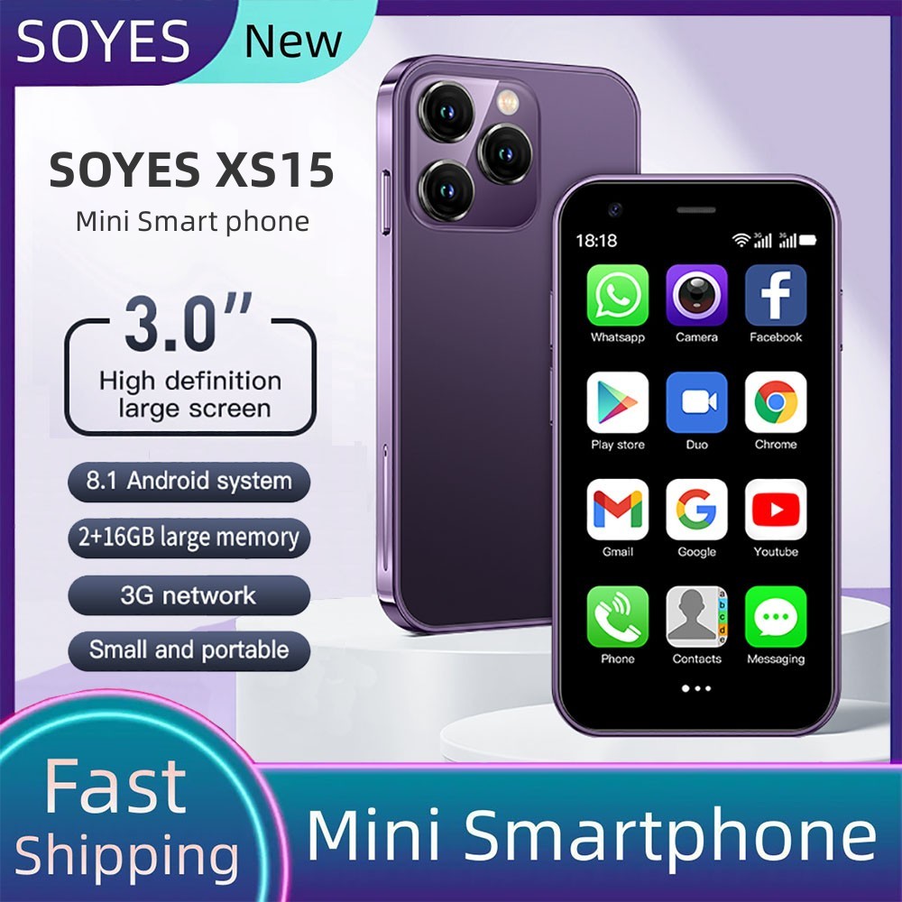 Syes XS15 Mini 3G Điện thoại thông minh Quad Core 3.0Inch Màn hình HD ...