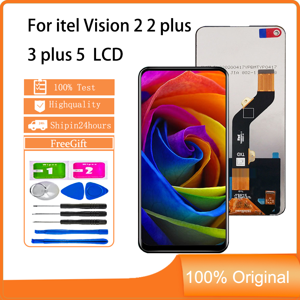 Dành cho itel Vision 2 2 plus 3 plus 5 Màn hình LCD Thay thế màn hình ...