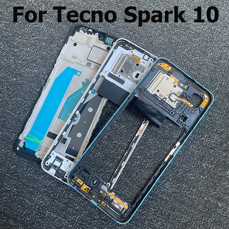 Dành Cho Tecno Spark 10 Khung Giữa Nhà Ở Phần Giữa Tấm Che Chỉ Màn Hình LCD Viền Thay Thế ...