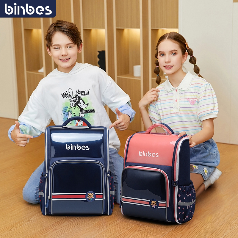 Balo đi học Sun Eight Binbes siêu nhẹ bảo vệ cột sống cho bé trai và bé ...