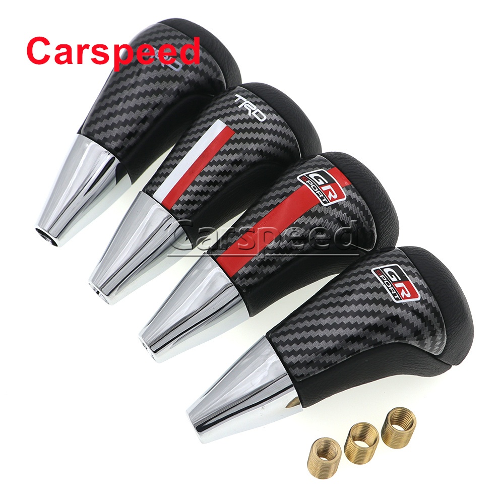 Trd GR Sport Racing Carbon Look Leather Gear Shift Knob cho Toyota GT86 ...