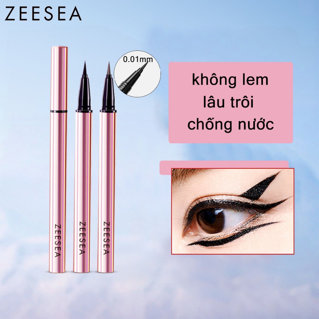 Bút kẻ mắt Zeesea Bút Kẻ Mắt Nước Siêu Mảnh Lâu Trôi Không Thấm Nước Nhanh Khô Dễ Sử Dụng Trang ...