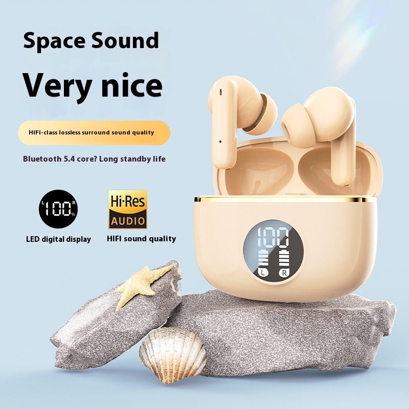 Tzuzl TWS Tai nghe không dây Bluetooth 5.3 Tai nghe chơi game thể thao Tai nghe giảm tiếng ồn ...