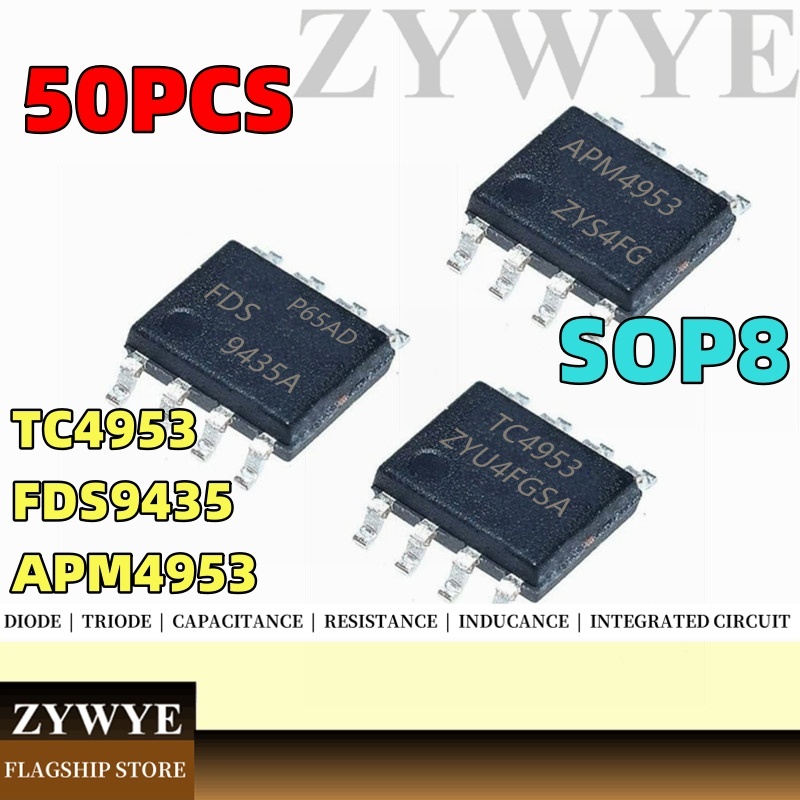 Bộ 50 APM4953 TC4953 4953 Chip Thương Hiệu Mới IC FDS9435A FDS9435 LED ...