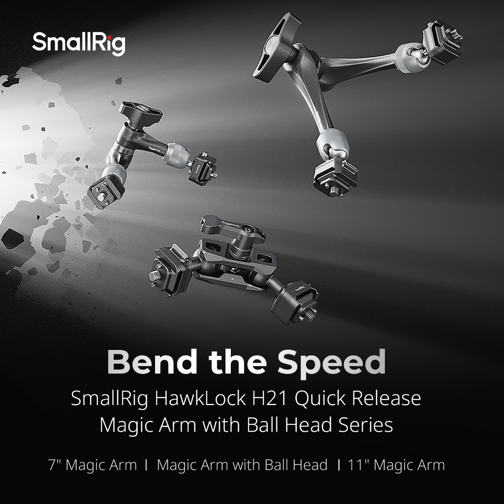 Smallrig HawkLock H21Quick Release Magic Arm & Handle Kit & Monitor Hỗ ...