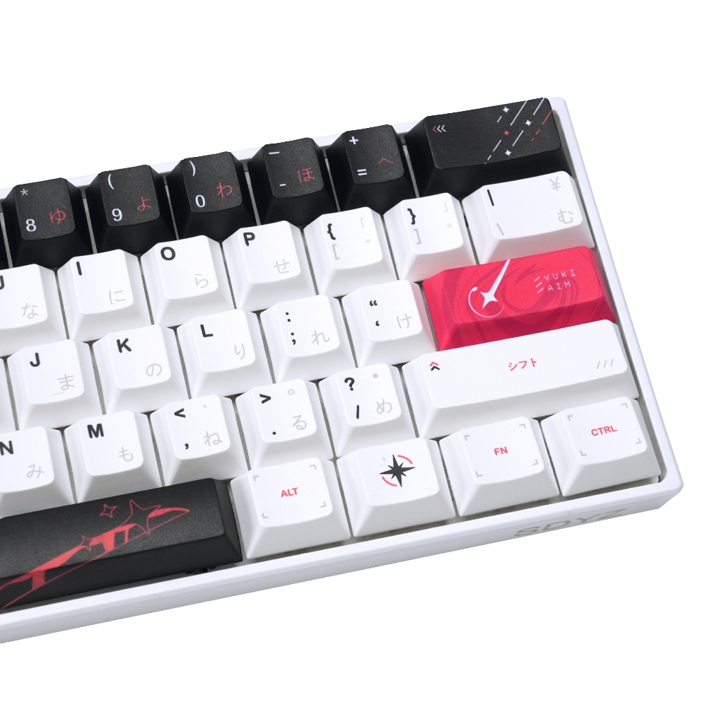 Xvx yuki aim keycaps Cherry Profile Dye-Sub PBT Keycap Set (135-Key ...