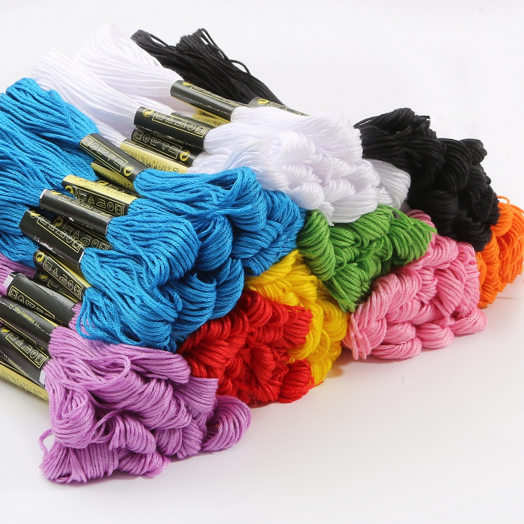 5 Cái / túi Nhiều Màu Cross Stitch Thread Flos Cross Stitch Cotton May ...