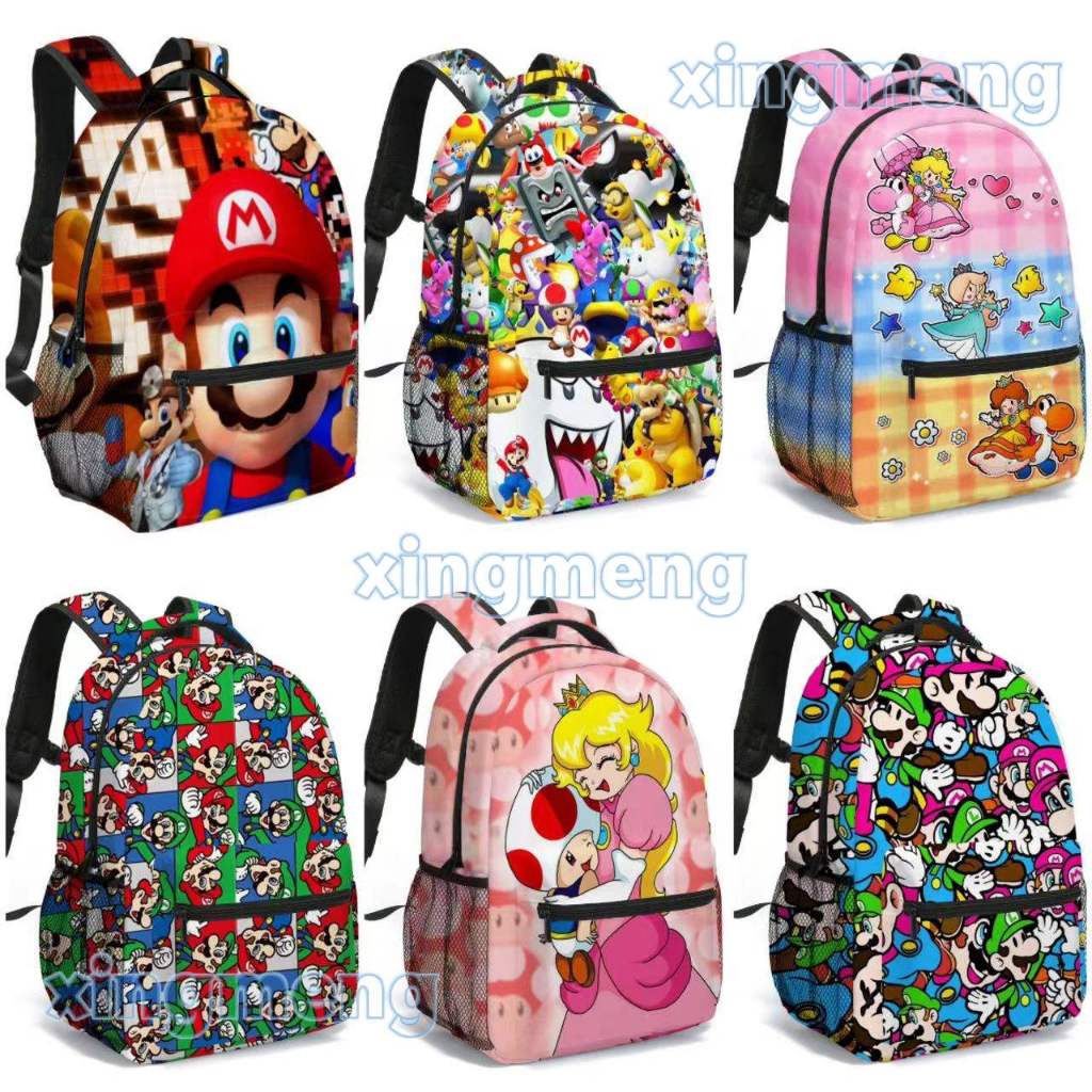 Ba lô Mario bros dành cho học sinh | Shopee Việt Nam