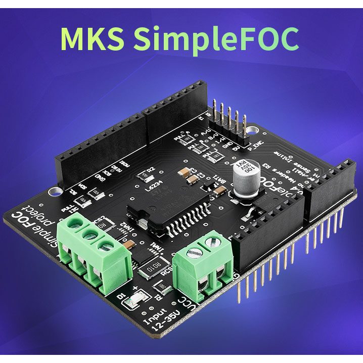 Bảng điều khiển động cơ SimpleFOC Shield V2.0.4 FOC BLDC Arduino Servo ...