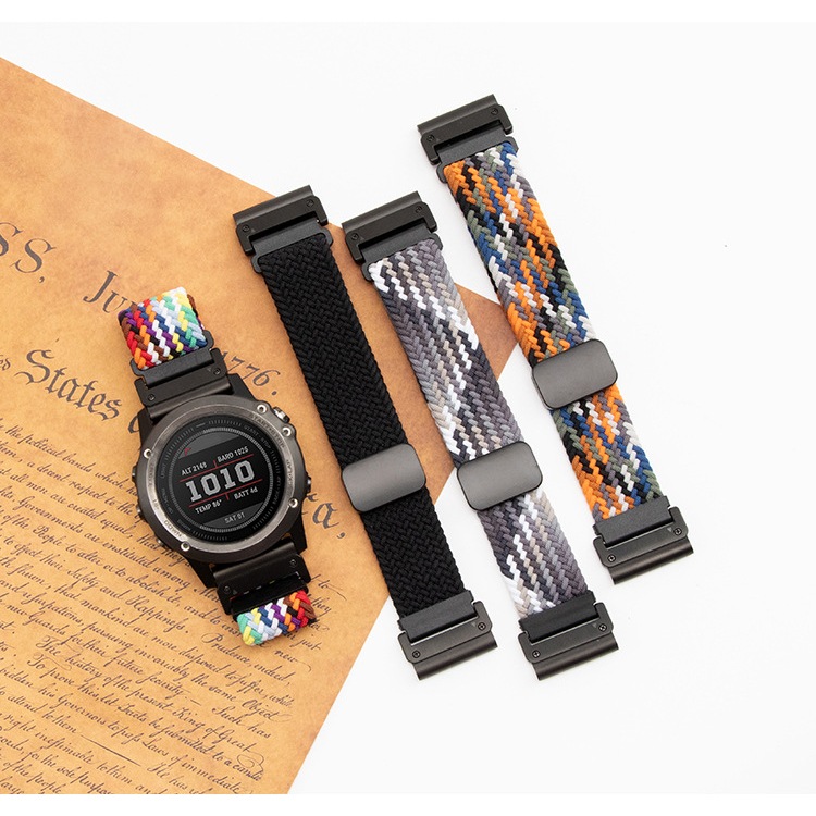 Dây đeo đồng hồ bằng Nylon dệt mềm Balacet cho Garmin Fenix 8 51mm 47mm ...